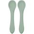 Silicone Feeding Spoons 2-Pack - Sage – GUNMANSA