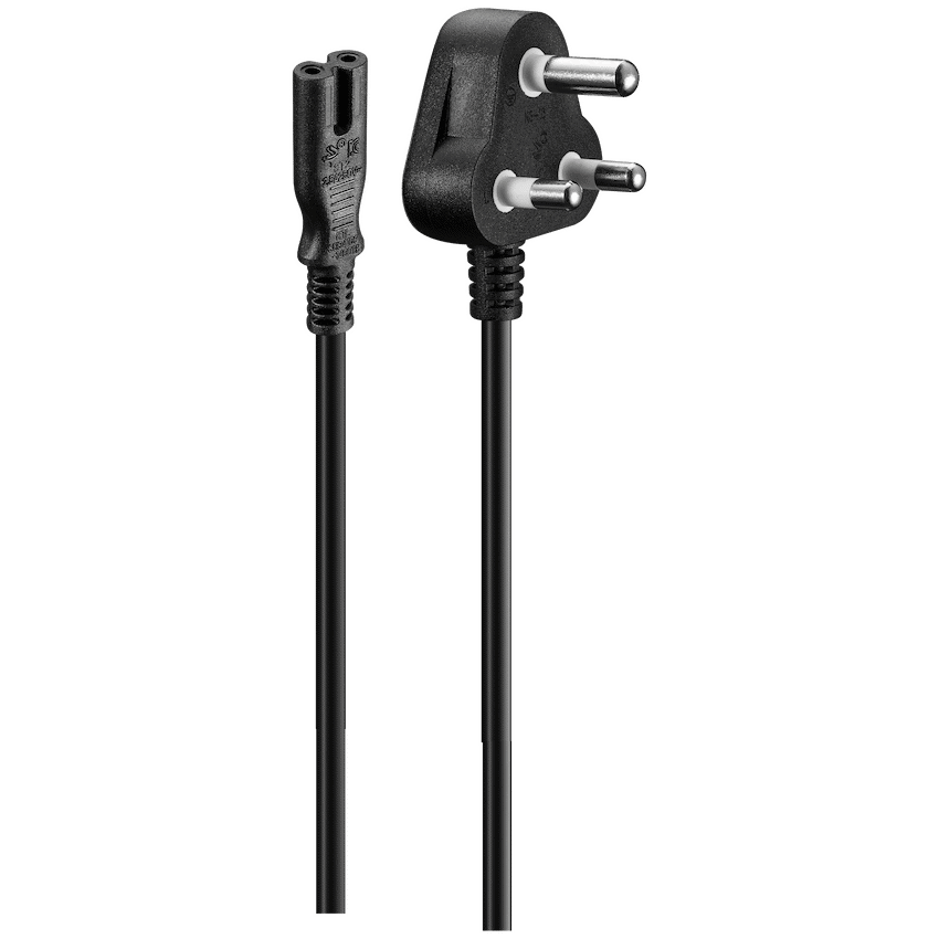 Volkano Presto series Power Cable Figure 8 to SA 3pin 1.8m 2.5A - blac ...