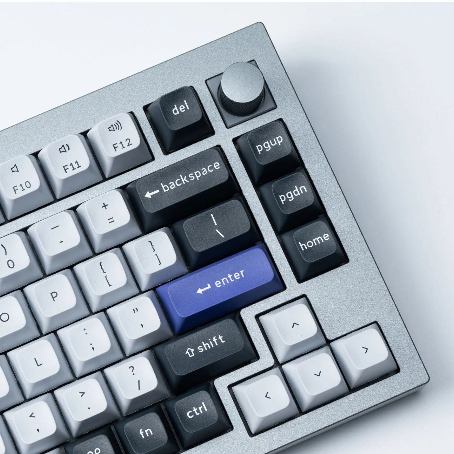 Keychron Double Shot KSA PBT Keycap Set - Dark Grey/White Smoke – GUNMANSA