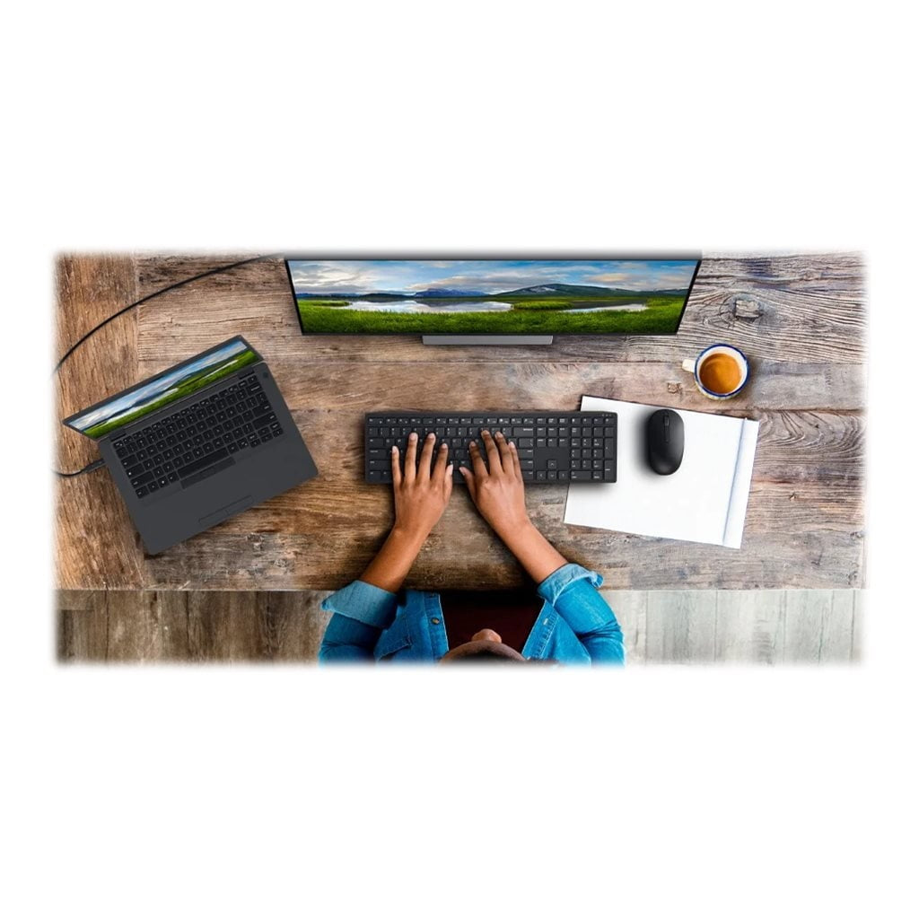 Dell Pro Keyboard and Mouse - KM5221W - US International (QWERTY) - Bl ...